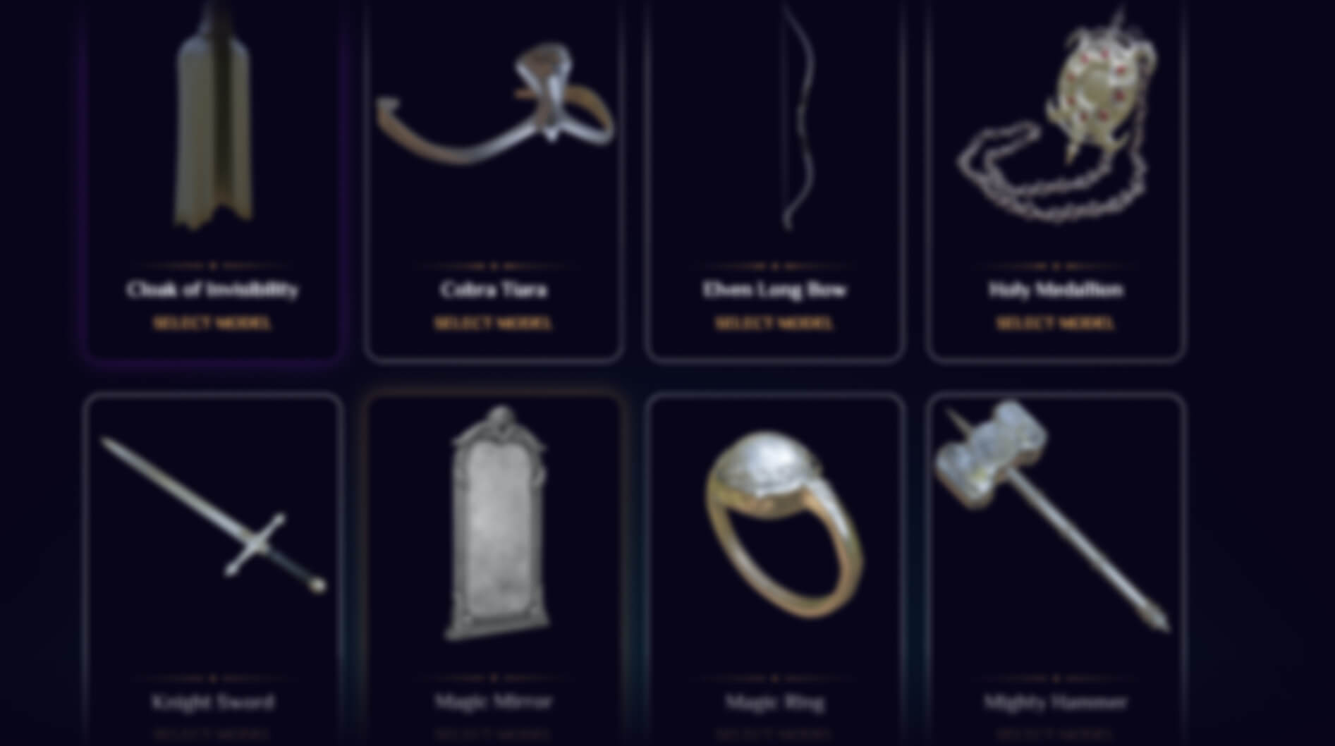 MAGIC ITEMS - Beyond Immagination